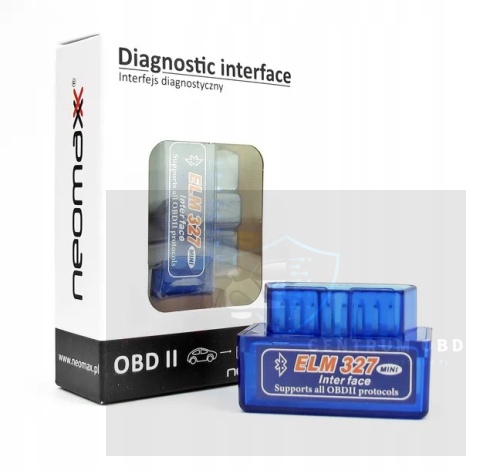 INTERFEJS DIAGNOSTYCZNY OBD2 ELM 327 BLUETOOTH